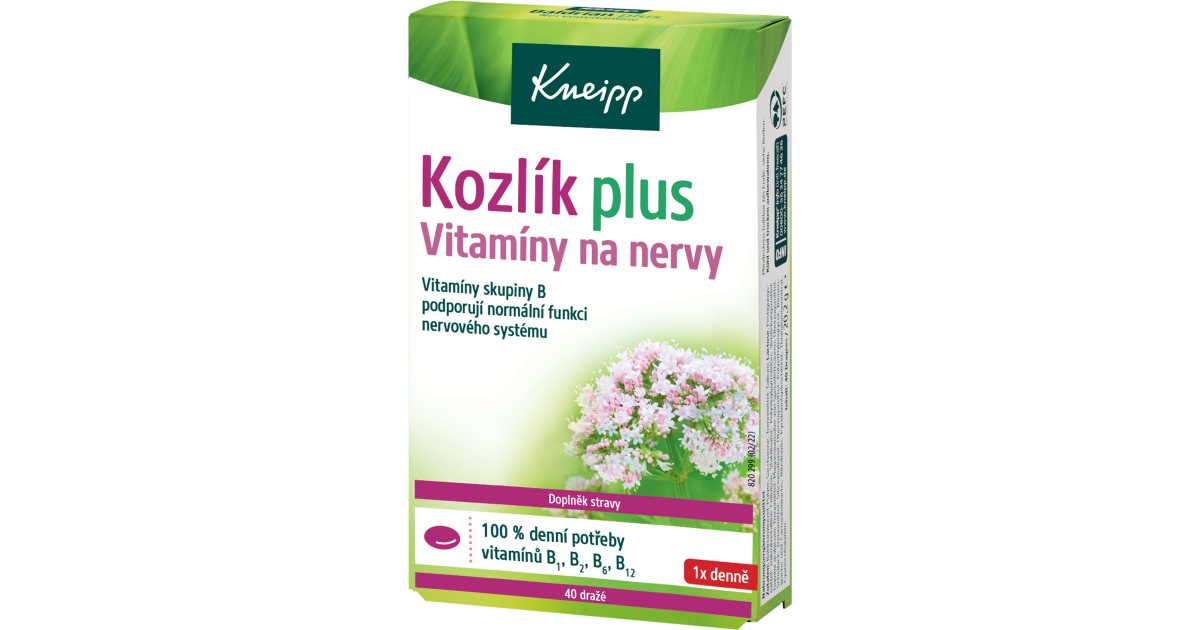 Kneipp Valerian Plus coated tablets with vitamins | notino.ie