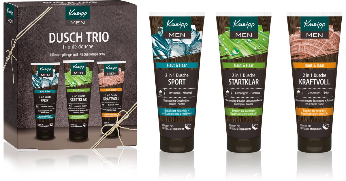 Kneipp Men Shower Trio Gift Set (voor in de Douch) voor Mannen | notino.nl