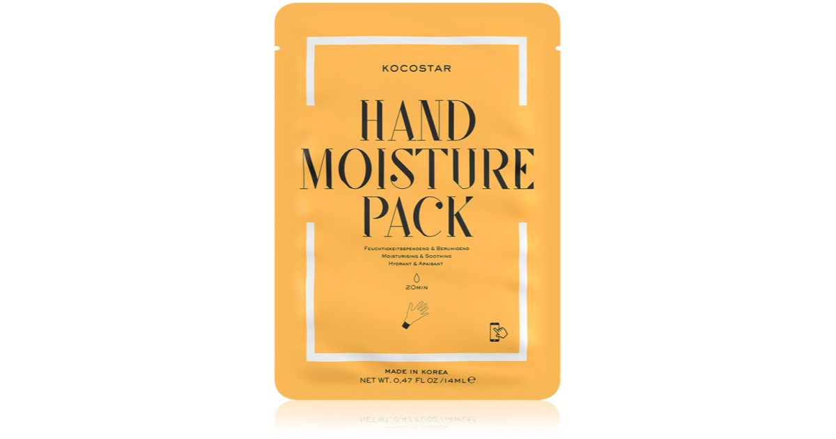 KOCOSTAR Hand Moisture Pack Kalmerende en Hydraterende Masker voor de ...