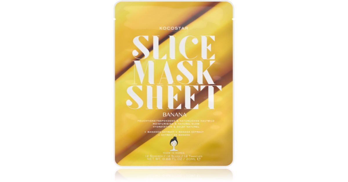 KOCOSTAR Slice Mask Sheet Banana | notino.gr