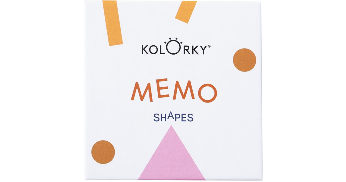 Kolorky Memo Game Shapes Memory | notino.ie