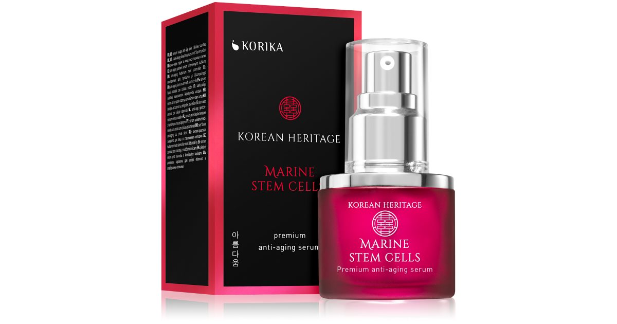 KORIKA Korean Heritage Marine Stem Cells Premium Anti-aging Serum ser ...
