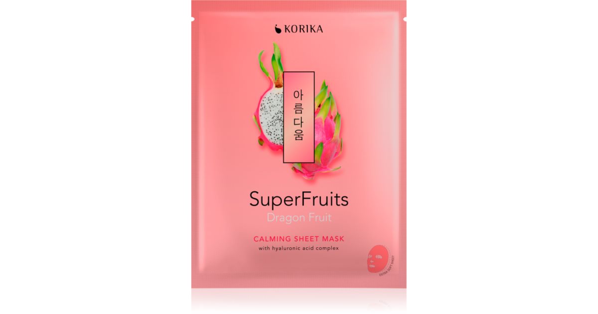 KORIKA SuperFruits Dragon Fruit - Calming Sheet Mask soothing sheet ...