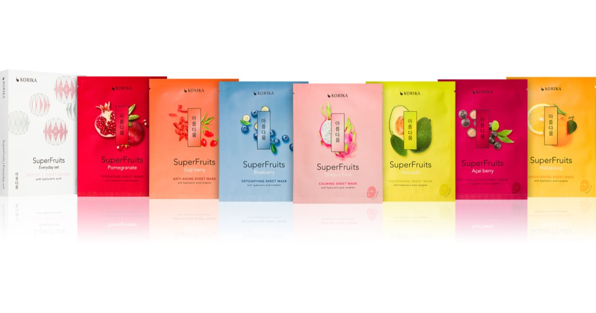 KORIKA SuperFruits kit de masques visage | notino.fr