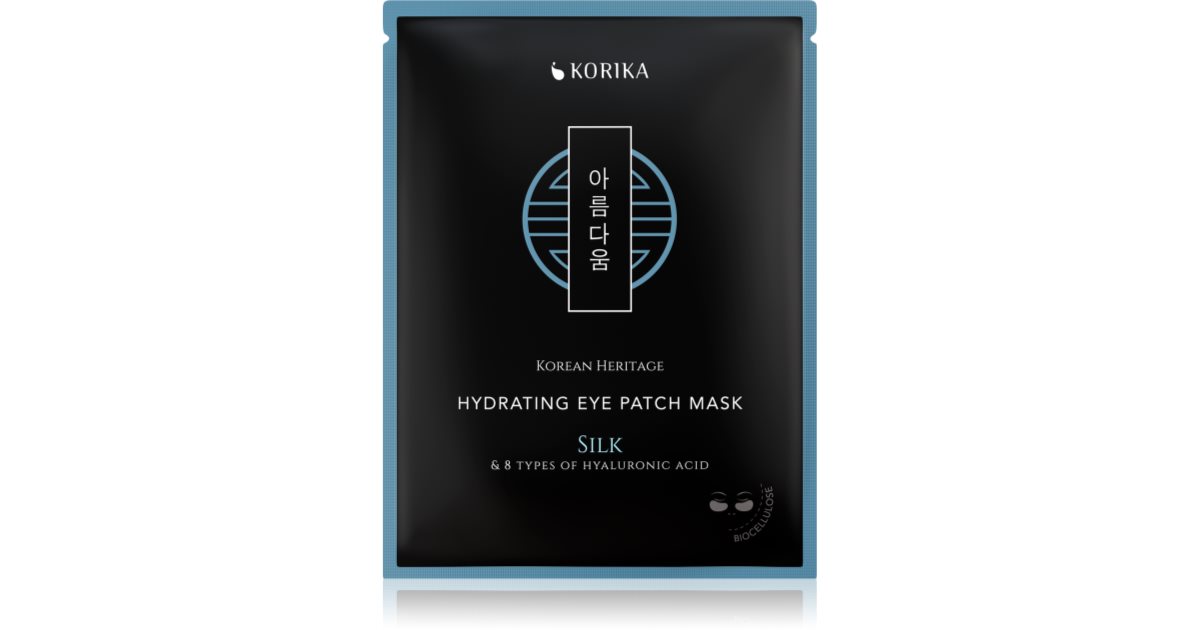 KORIKA Korean Heritage Silk & 8 Types of Hyaluronic Acid Hydrating Eye ...