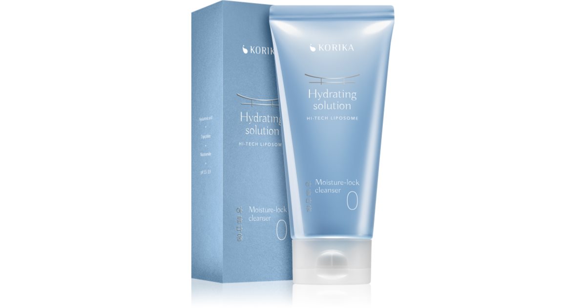 KORIKA HI-TECH LIPOSOME Hydrating solution Moisture-lock cleanser ...
