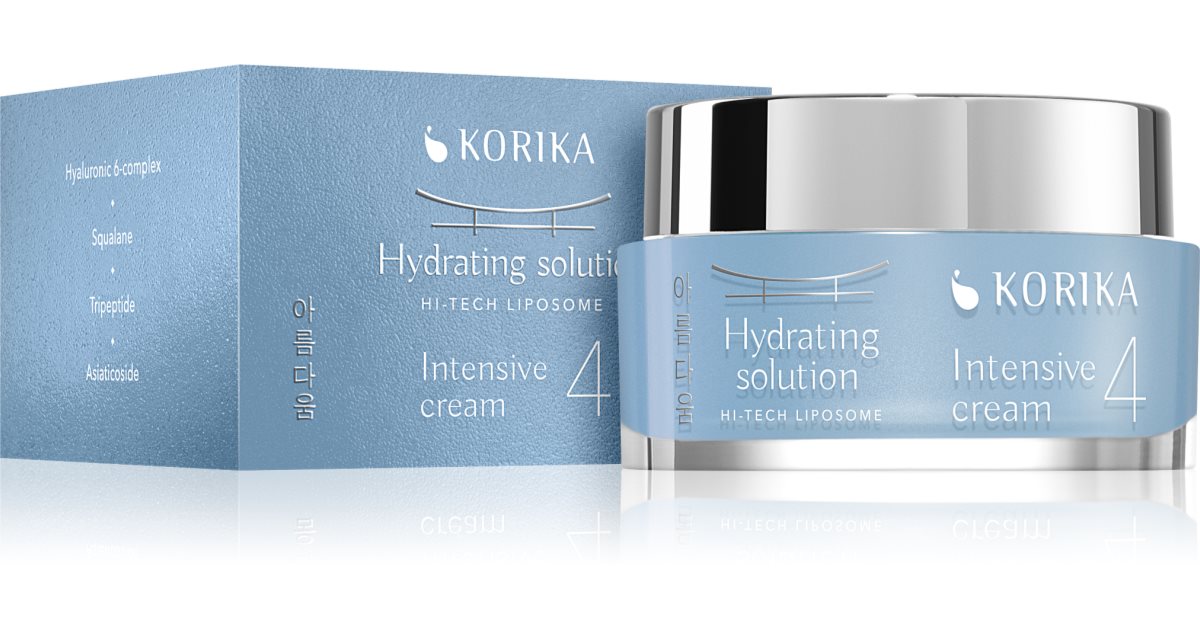KORIKA HI-TECH LIPOSOME Hydrating solution Intensive cream Intensive ...