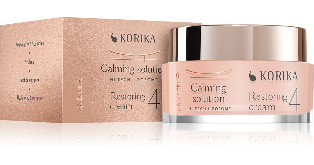 KORIKA HI-TECH LIPOSOME Calming solution Restoring cream Nærende og ...