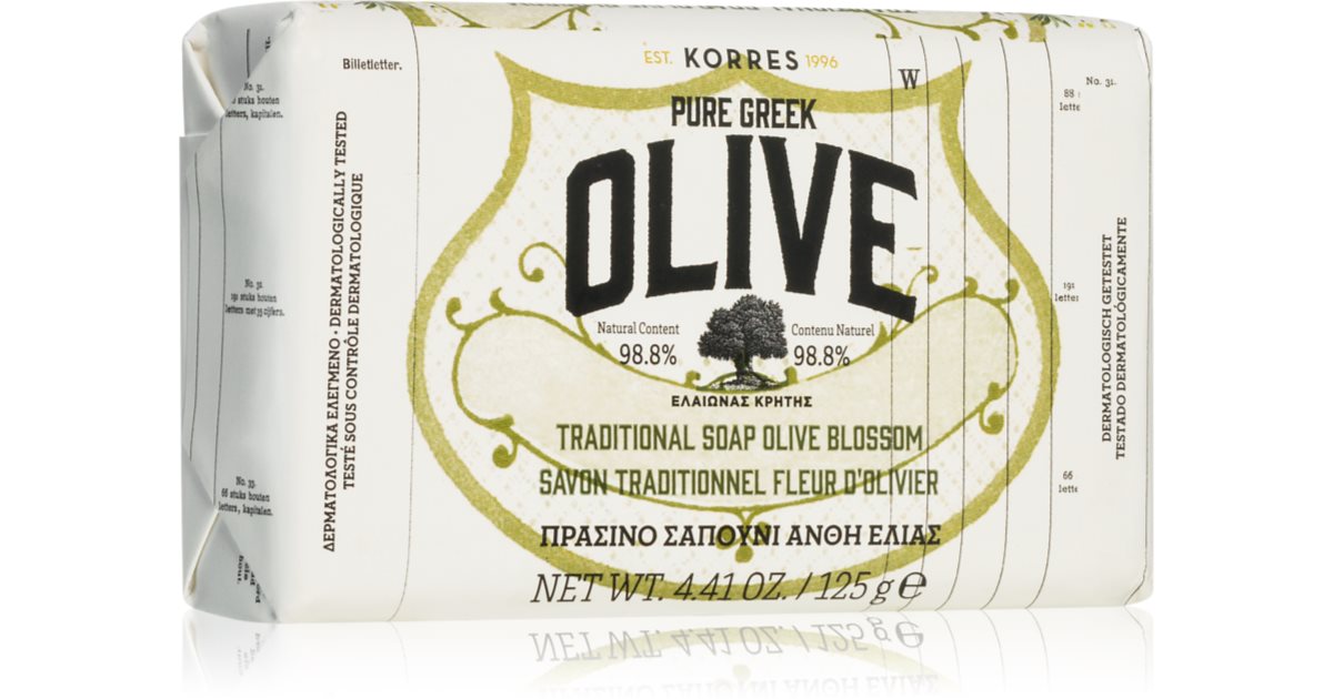 Korres Pure Greek Olive & Olive Blossom Puhastav seep | notino.ee