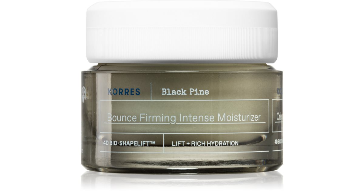 Korres Black Pine crème de jour raffermissante et anti-rides pour peaux ...
