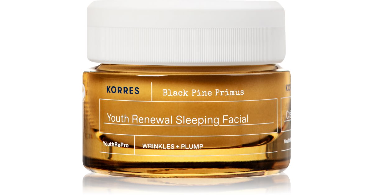 Korres Black Pine Primus Creme facial noturno anti-envelhecimento ...