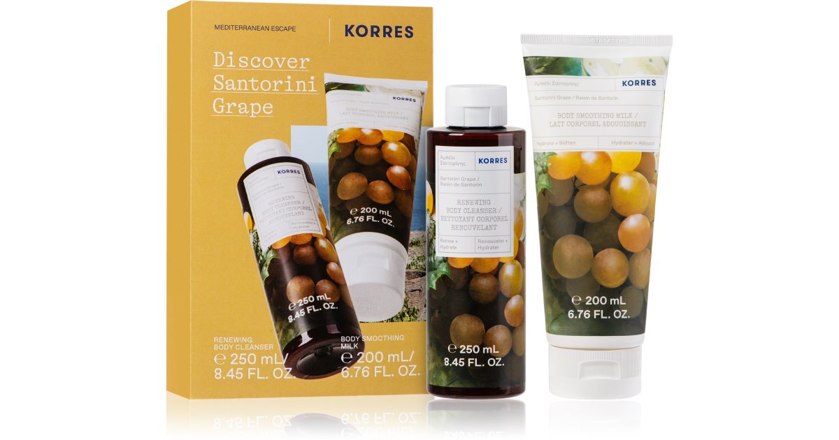 Korres Santorini Grape gift set for the body | notino.co.uk