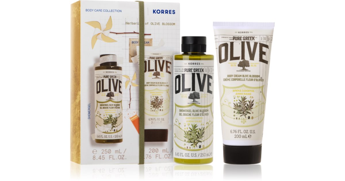 Korres Pure Greek Olive Blossom gift set for the body | notino.co.uk