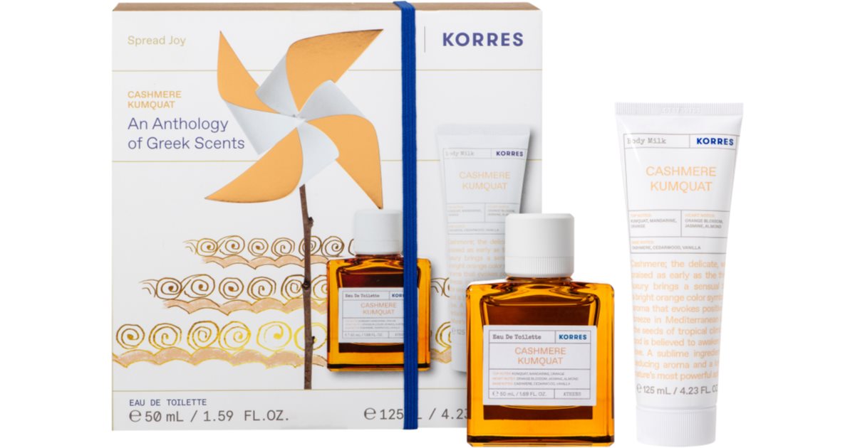 Korres Cashmere Kumquat Gift Set voor Vrouwen | notino.nl