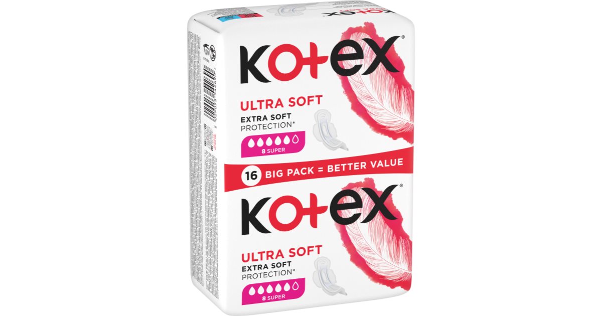 Kotex Ultra Soft Super serviettes hygiéniques | notino.fr
