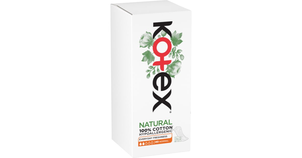 Kotex Natural Normal Everyday Freshness Liners inlegkruisjes | notino.nl