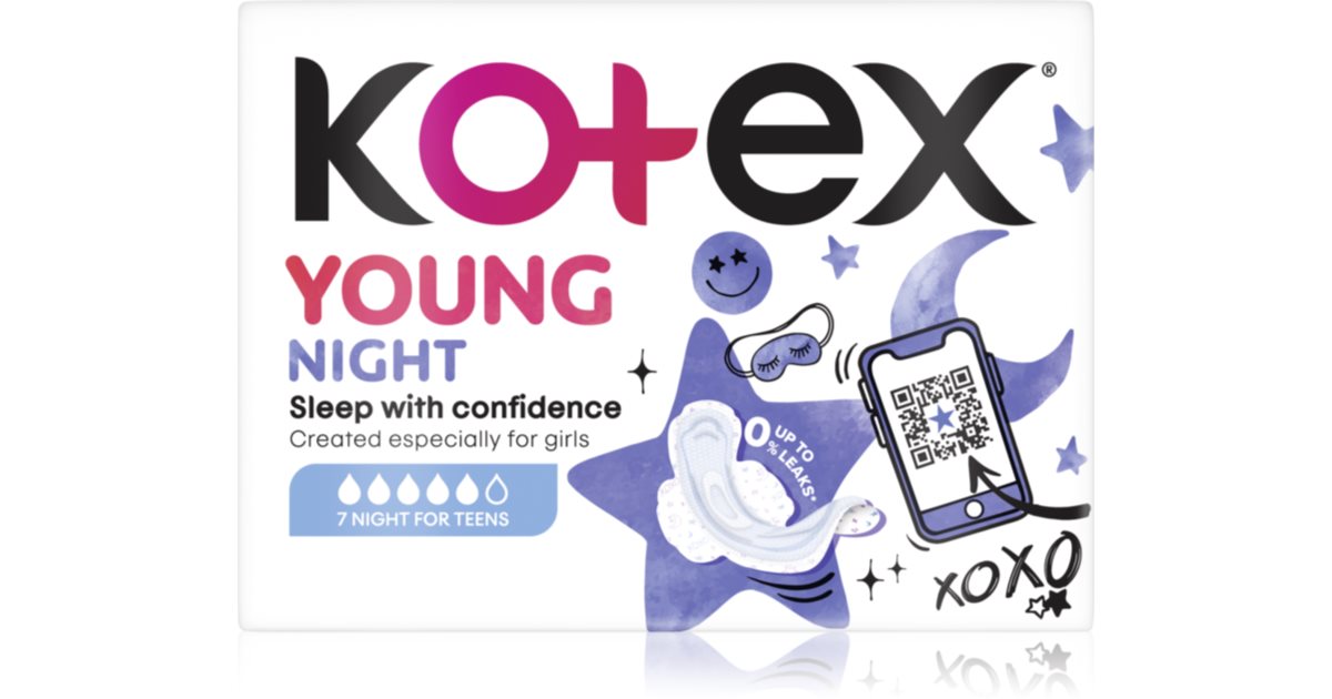 Kotex Young Night vložky na noc | notino.cz
