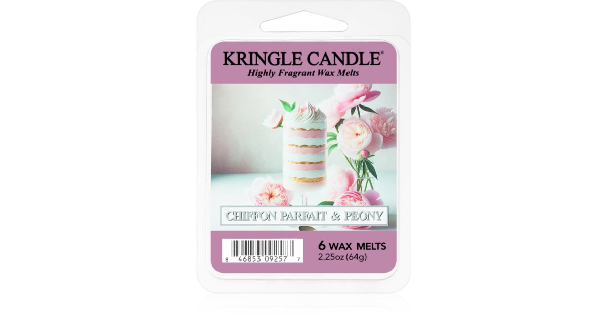 Kringle Candle Chiffon Parfait & Peony sulatusvaha | notino.ee
