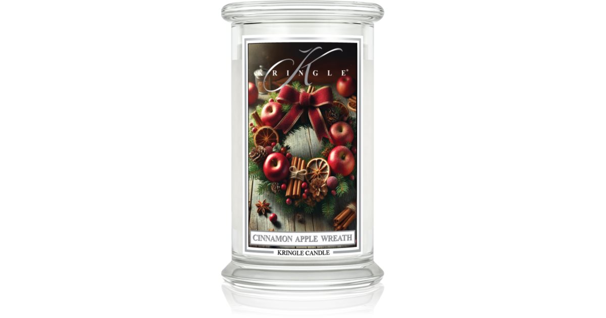 Kringle Candle Cinnamon Apple Wreath vonná svíčka | notino.cz
