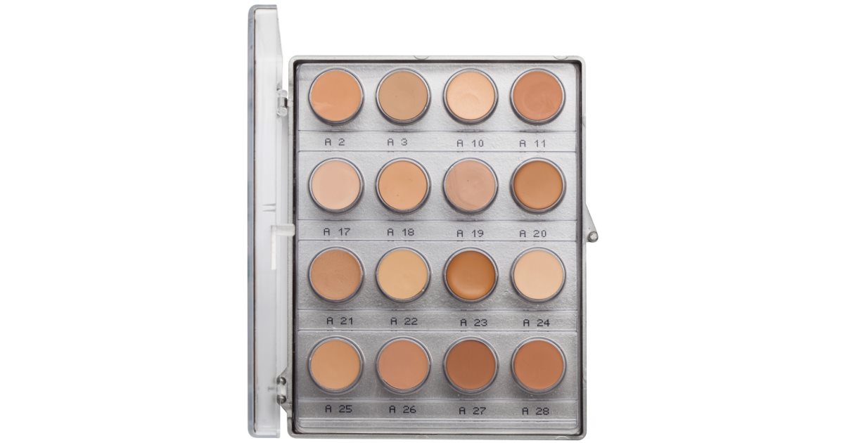 Kryolan Dermacolor Light Concealer Palette with 16 Shades notino