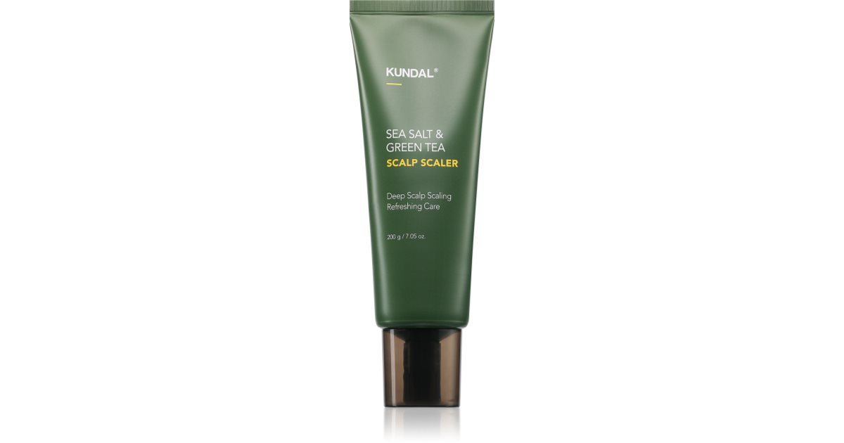 KUNDAL Sea Salt & Green Tea Scalp Scaler Deep Cleansing Peeling for ...