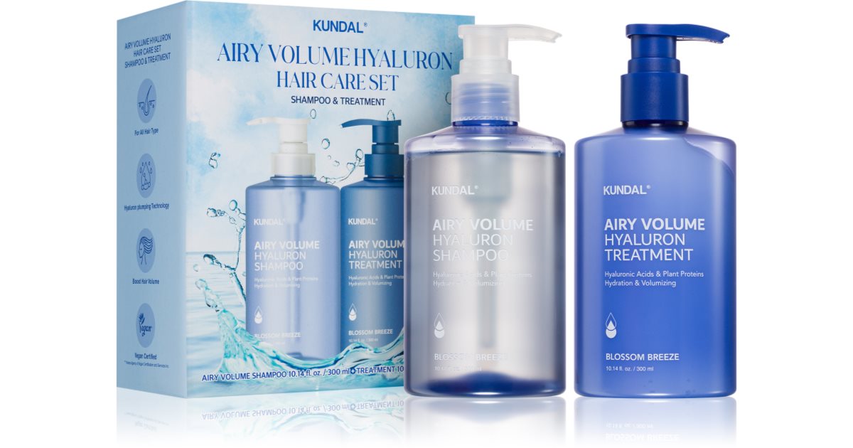 KUNDAL Airy Volume Hyaluron Set Geschenkset für das Haar | notino.at