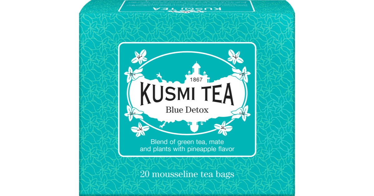 Kusmi Tea Blue Detox porciovaný čaj v BIO kvalite | notino.sk