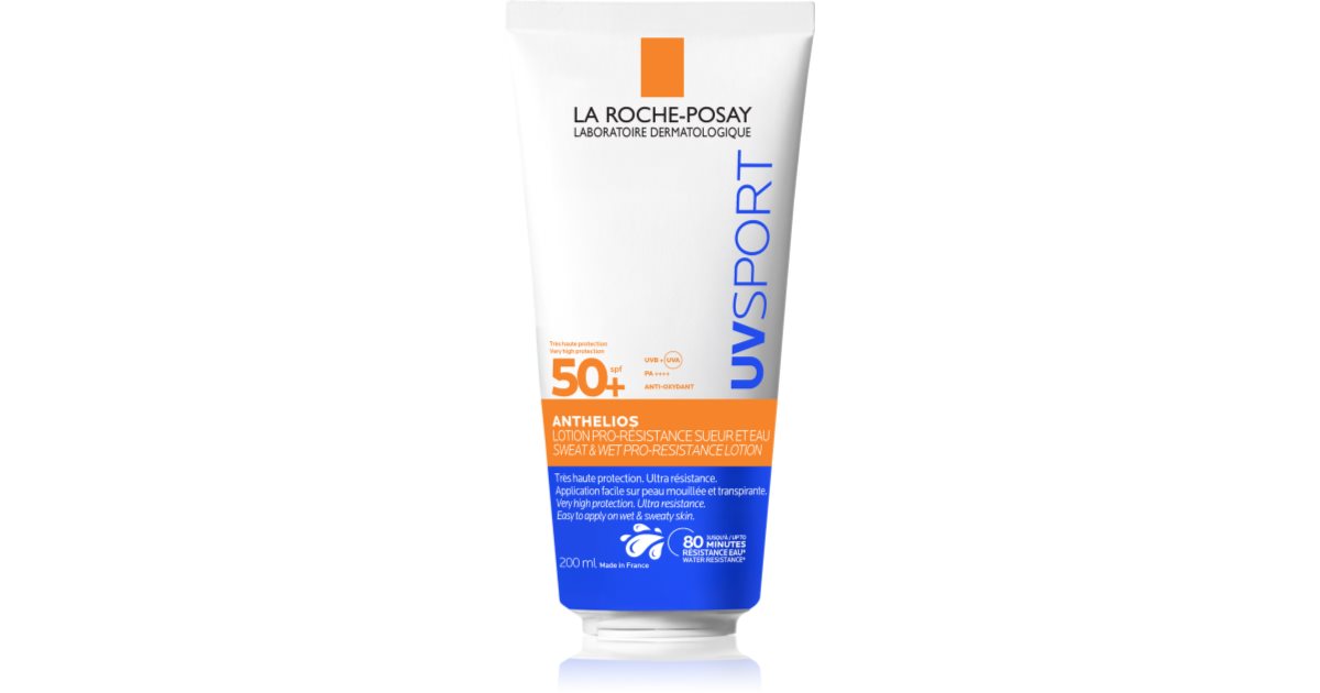 La Roche-Posay Anthelios UV Sport Sweat & Wet Pro-Resistance Lotion ...