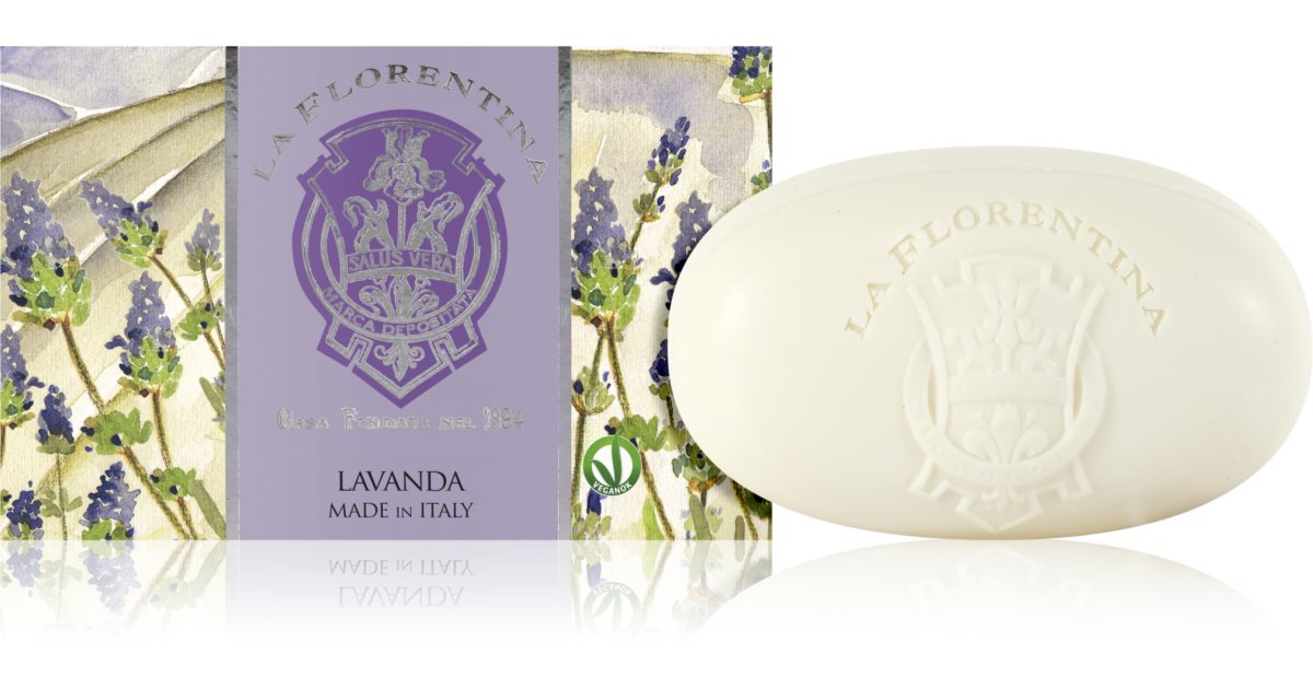 La Florentina Lavender Bath Soap Natural Bar Soap with lavender ...