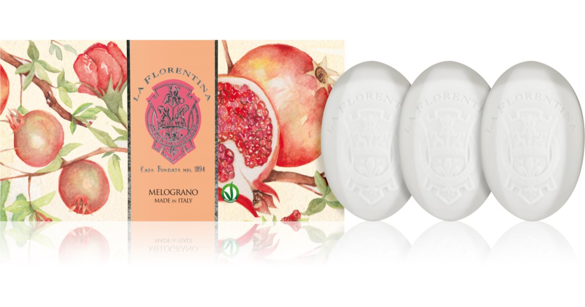 La Florentina Pomegranate Hand Soap sada tuhých mýdel | notino.cz