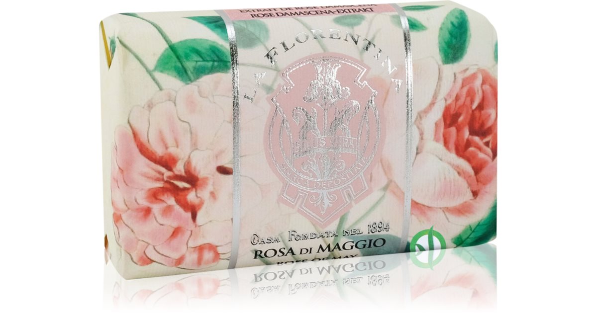 La Florentina Rose of May Hand Soap natural bar soap with rose ...