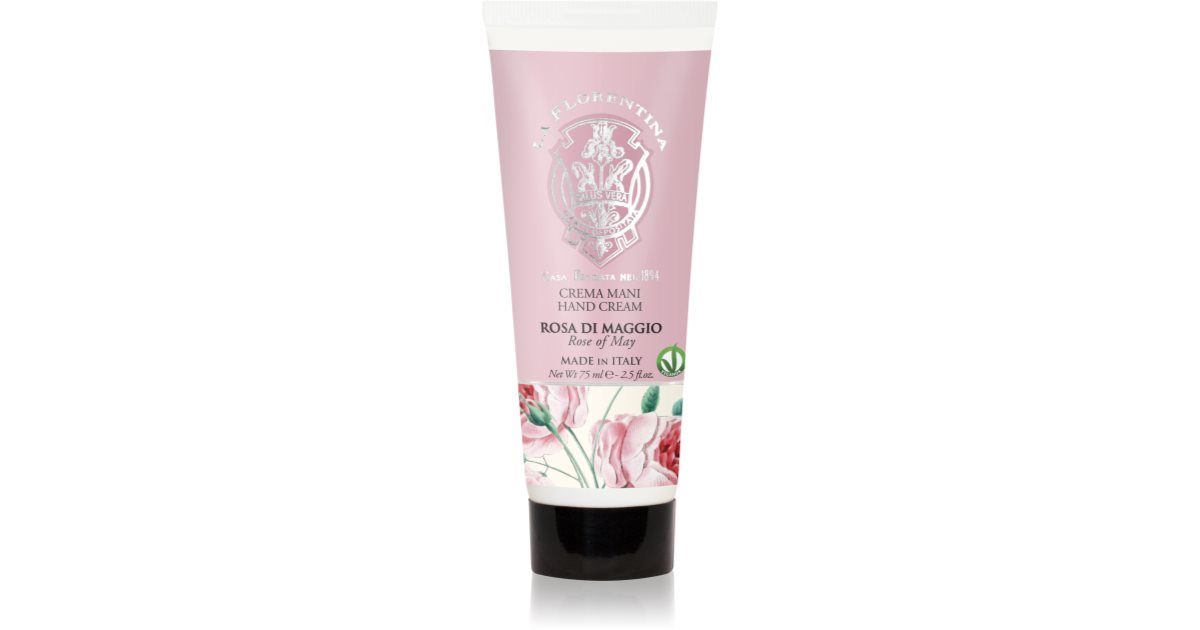 La Florentina Rose of May Hand Cream crema naturale mani con aroma di ...