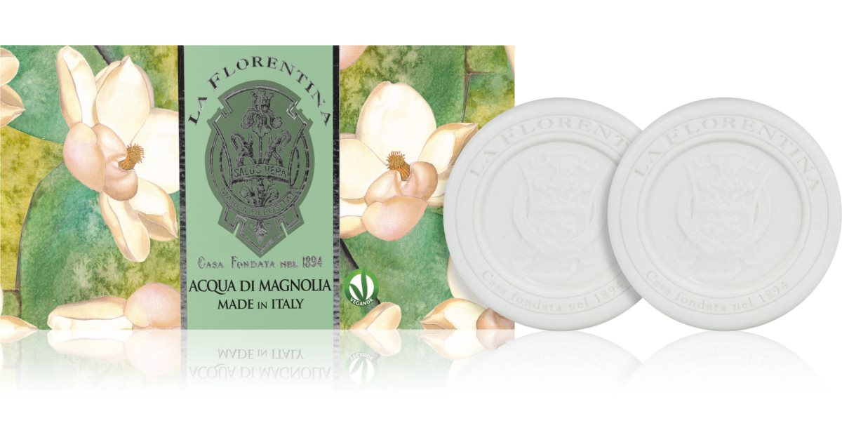 La Florentina Fresh Magnolia Sculpted Soap Natural Bar Soap | notino.ie