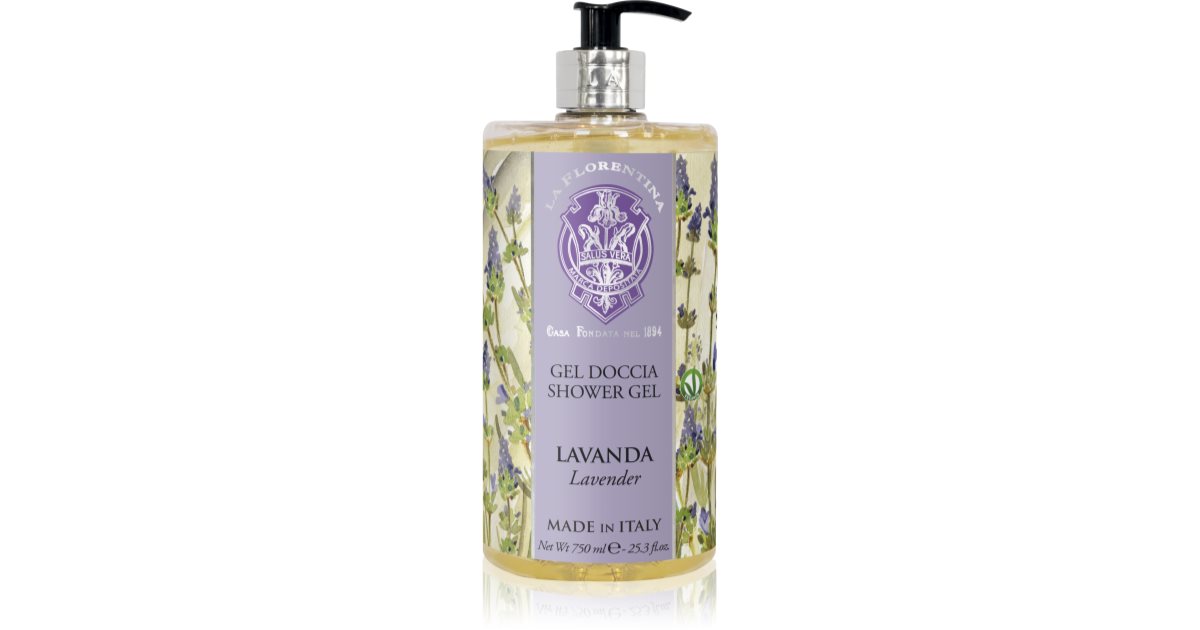 La Florentina Lavender Shower Gel gel de ducha natural con olor a ...