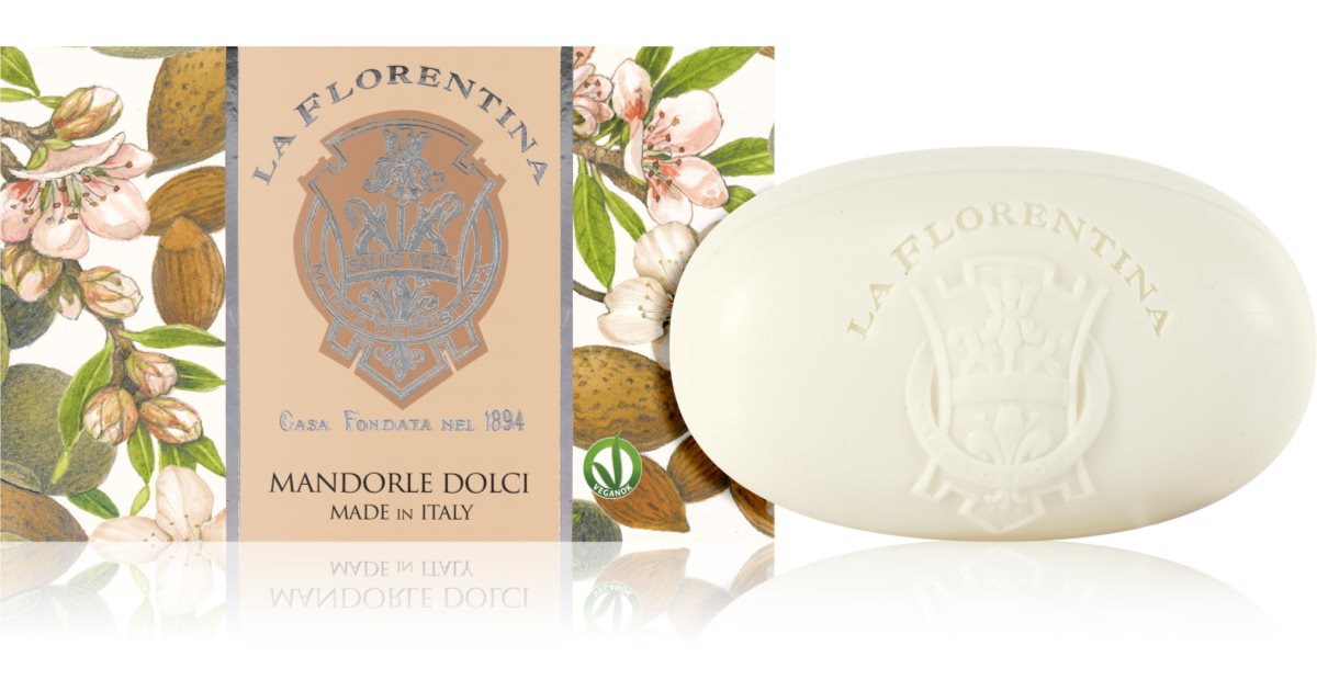 La Florentina Sweet Almonds Bath Soap natural bar soap for dry skin ...