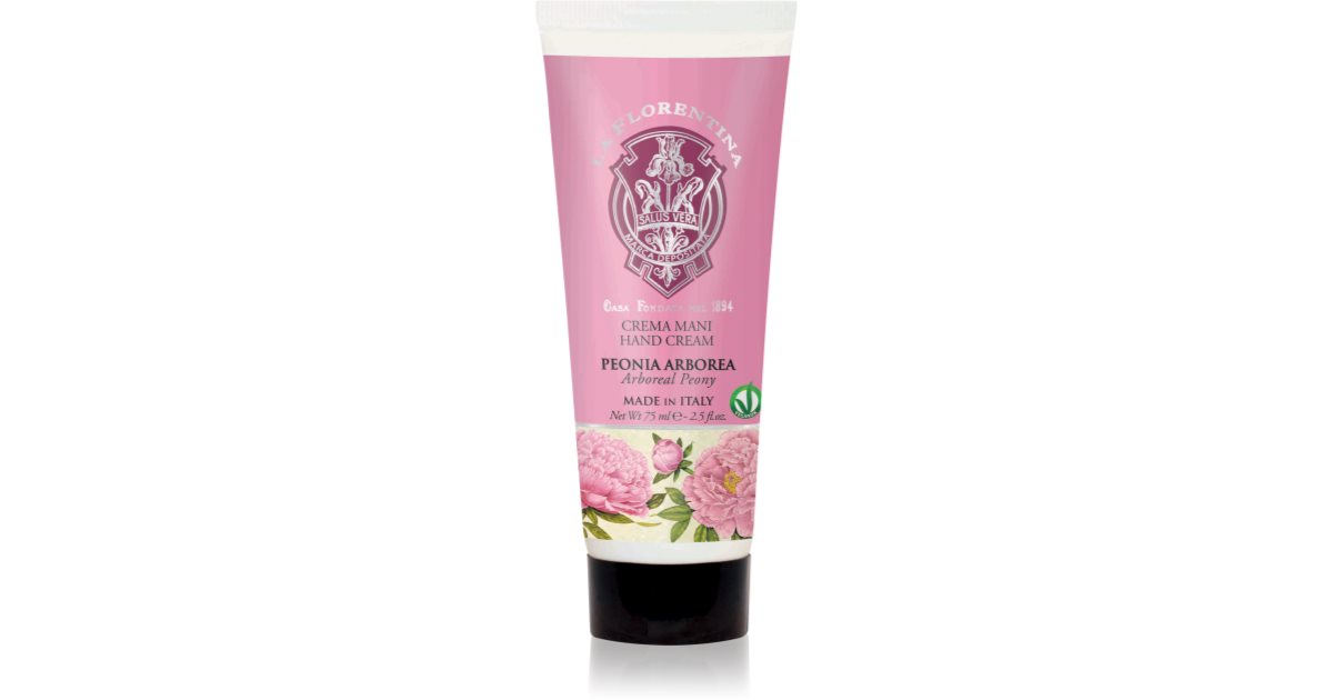 La Florentina Arboreal Peony Hand Cream natural hand cream peony ...