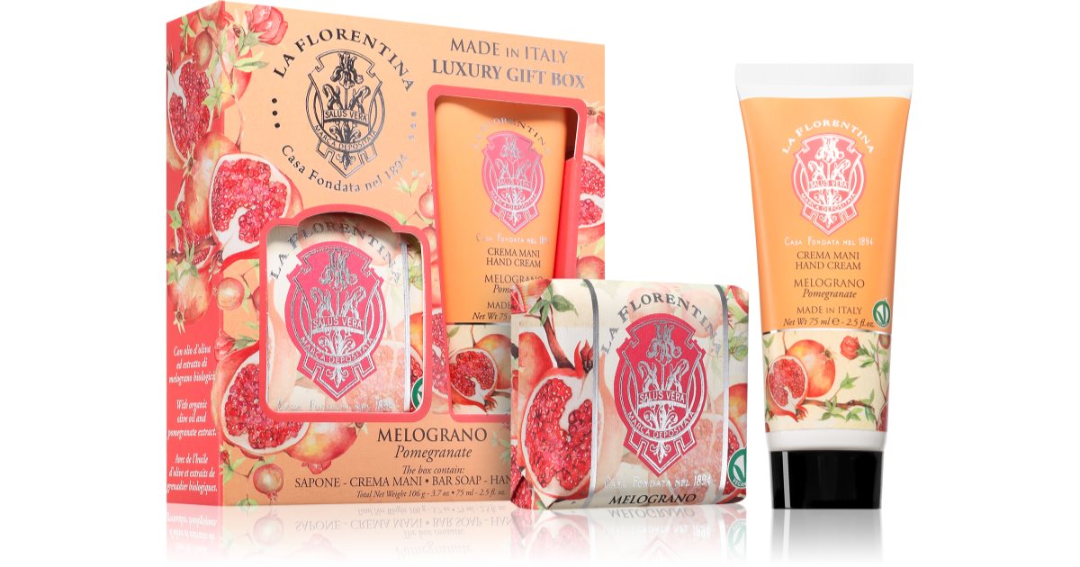 La Florentina Pomegranate Soap and Hand Cream Coffret cadeau | notino.fr