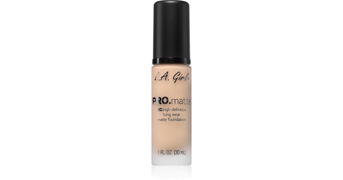 L.A. Girl Cosmetics PRO. Matte HD long-lasting foundation with matt ...