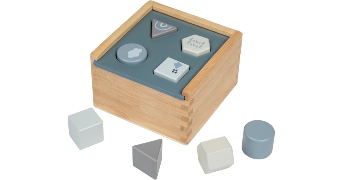 Label Label Shape Sorting Box juego de formas encajables | notino.es