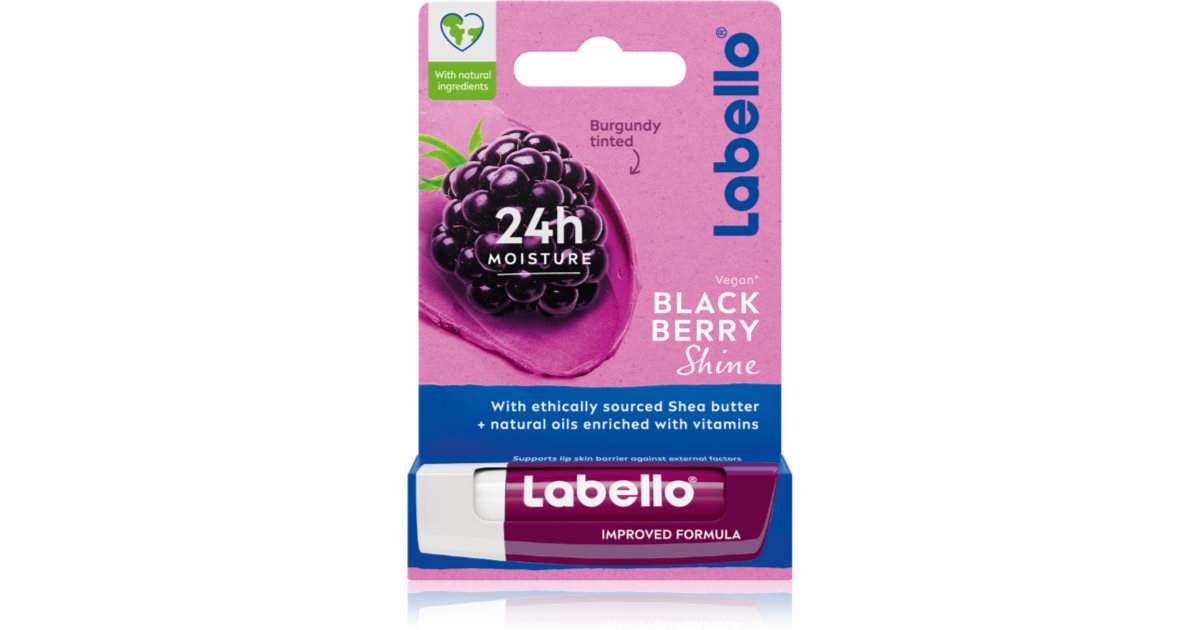 Labello Blackberry Shine moisturising lip balm | notino.co.uk