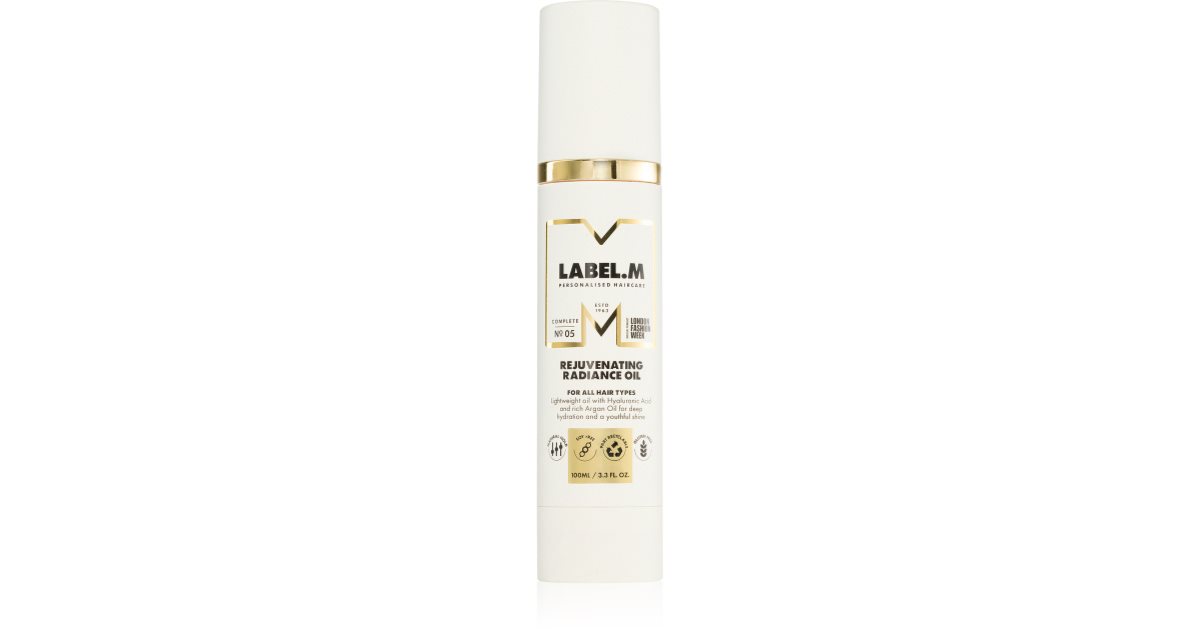 label.m Rejuvenating Radiance Oil леко масло За коса | notino.bg