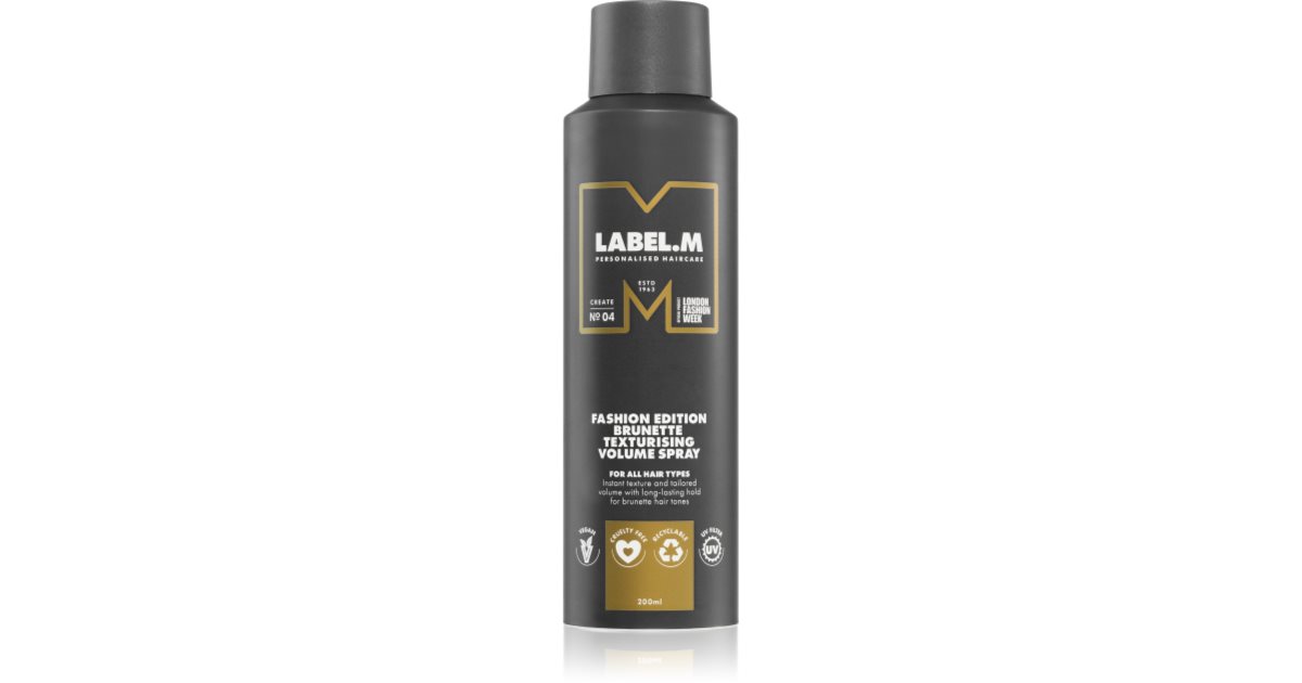 label.m Fashion Edition spray para dar volumen para cabello castaño ...