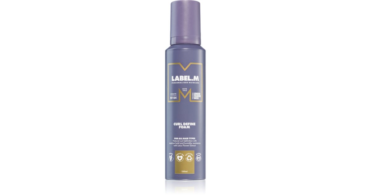 label.m Curl Foam for curly hair | notino.ie