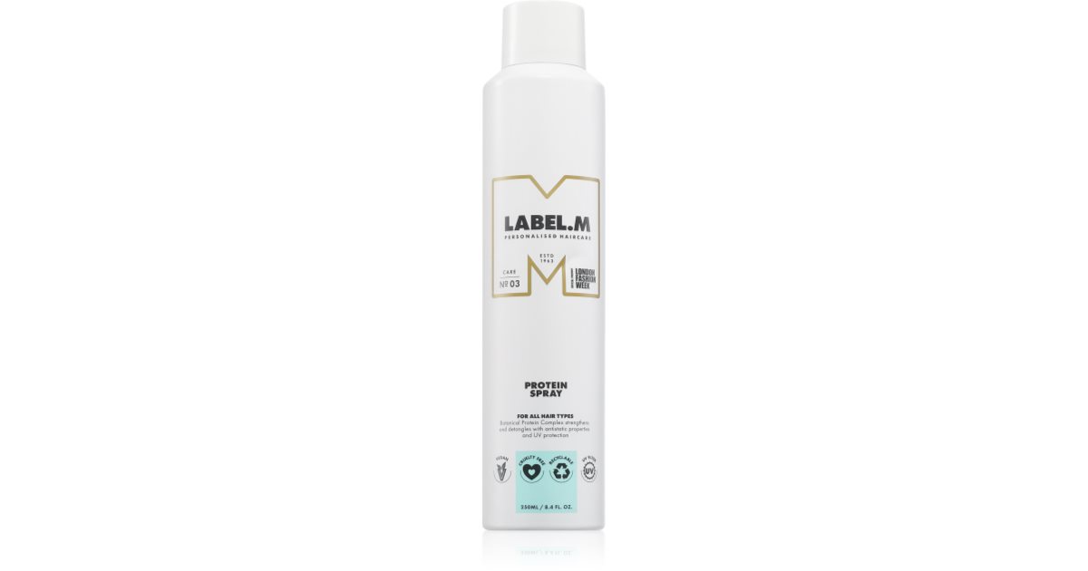 label.m Protein Spray hairspray for easy combing | notino.co.uk