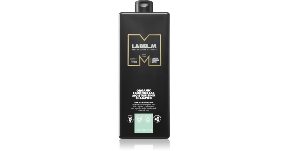 Label M Lemongrass Moisturising Shampoo Moisturising Shampoo With Lemon
