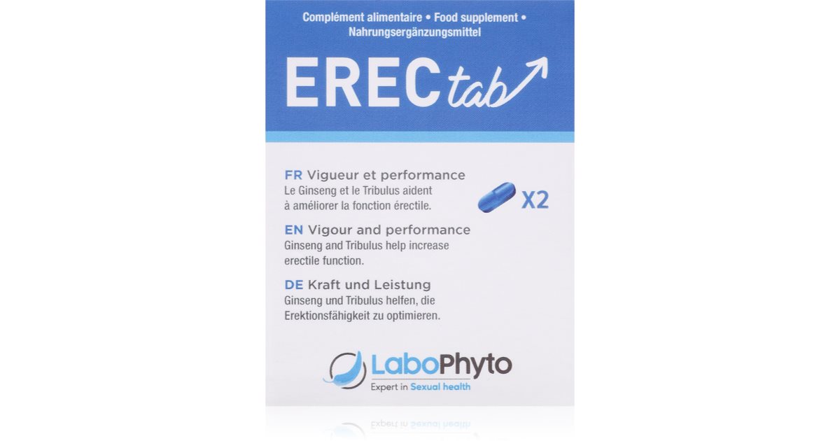 Labophyto Erectab pastilles pour augmenter le désir sexuel | notino.fr