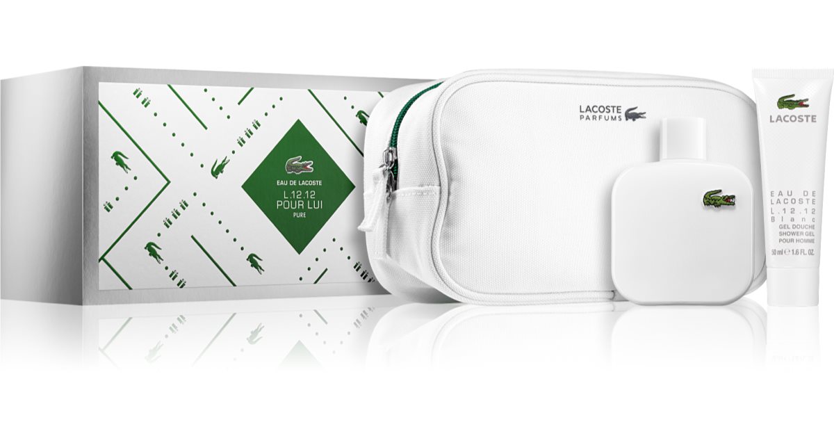 Lacoste Eau de Lacoste L.12.12 Blanc Gift Set III. for Men | notino.co.uk