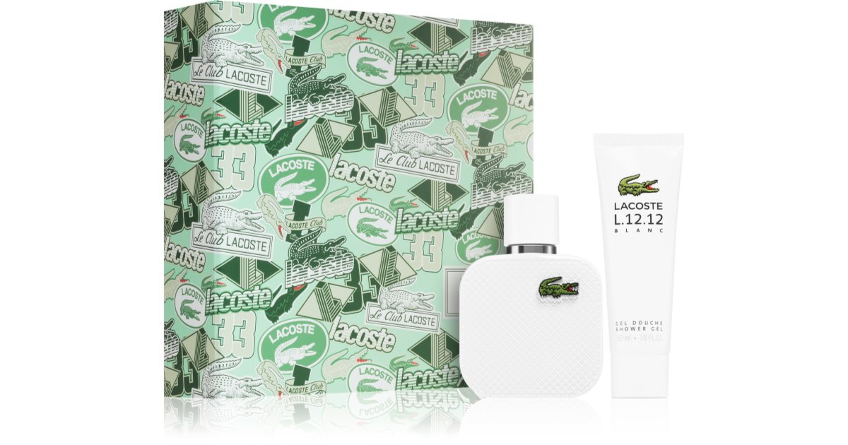 Lacoste Eau de Lacoste L.12.12 Blanc Gift Set for men | notino.ie