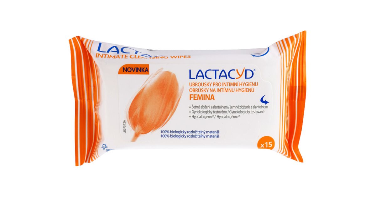 Lactacyd Femina Intimate Cleansing Wipes Review | notino.co.uk
