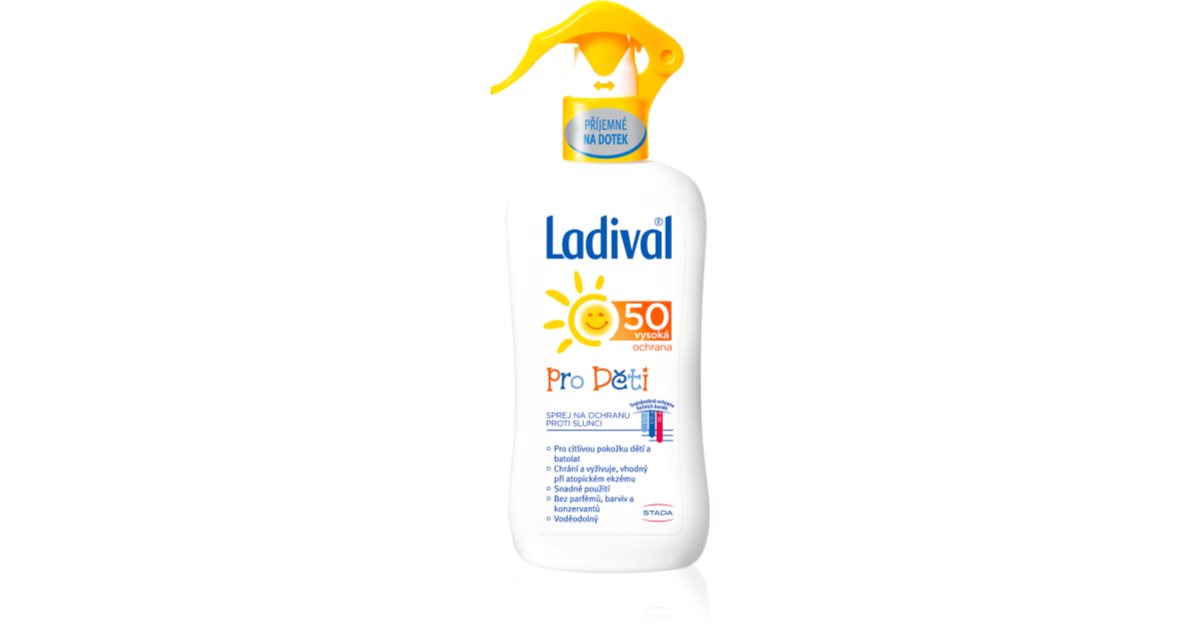 Ladival Kids spray solaire pour enfant SPF 50 | notino.fr